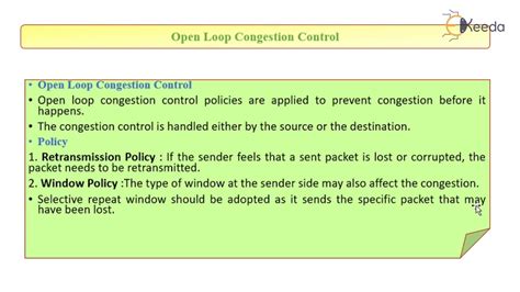 Open Loop Congestion Control Youtube