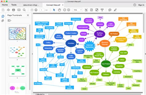 How To Create A Concept Map In Word Map Vector Free Word Template