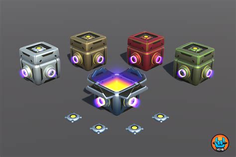 lootbox stylized gm 3d industrial unity asset store