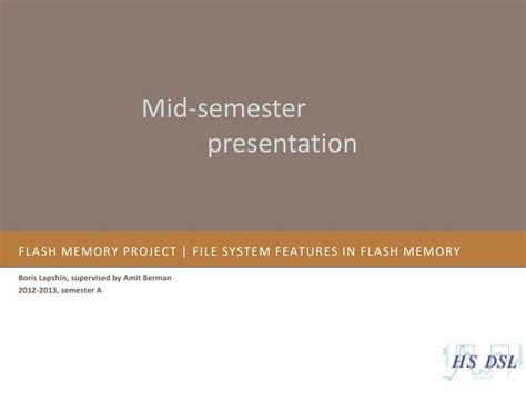 Ppt Flash Memory Project File System Features In Flash Memory Powerpoint Presentation Id