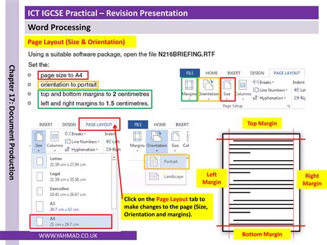 Ict Igcse Practical Revision Word Processingpdf Desktop Publishing