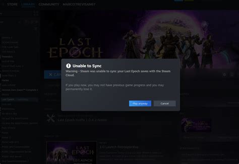 Unable To Sync R Lastepoch