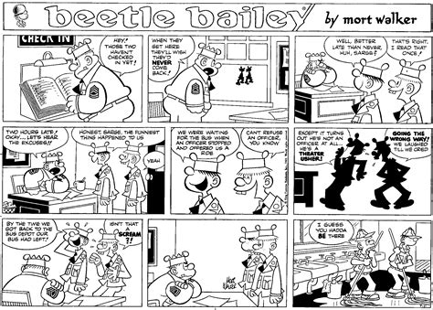 Beetle Bailey Vintage Comic Strip 1965 07 11 Comics Kingdom