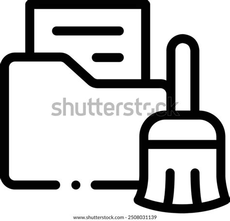 Data Cleaning Icon Thin Linear Style Stock Vector Royalty Free 2508031139 Shutterstock