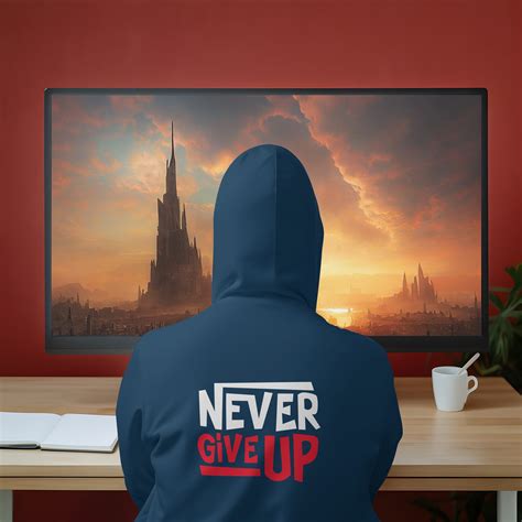 Hacker Themed Design On Hoodie And Monitor Mockup Mediamodifier