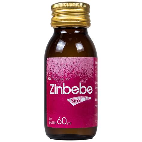 Siro Zinbebe Hà Tây 60ml điều Trị Gì Cách Sử Dụng