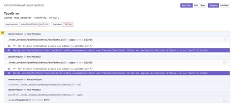 Bug Cannot Read Property InnerHTML Of Null Issue Codex Team Editor Js GitHub