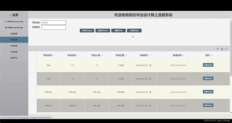 Ssmmysql高校毕业设计网上选题系统 计算机毕业设计源码82964毕业设计选题系统 Csdn博客