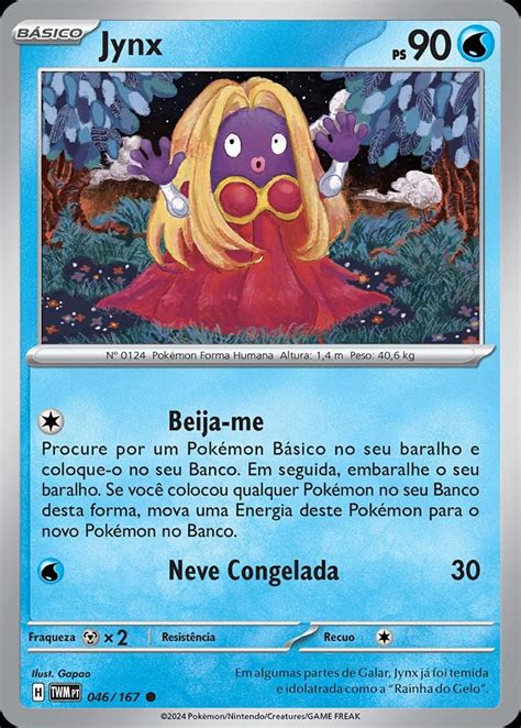 Jynx 046 167 Pokémon Myp Cards