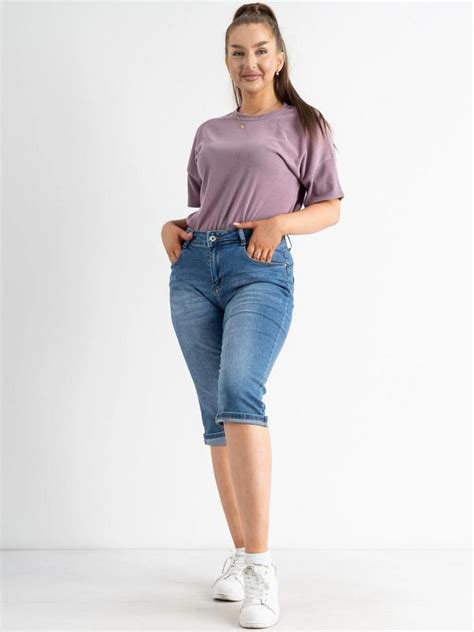 Джинсові капрі супер батал — ціна 750 грн у каталозі Бриджі Купити жіночі речі за доступною