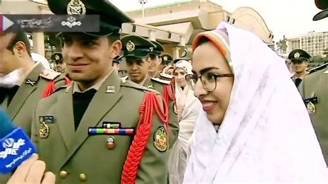 کلاه ارتش سر عروس خانم؛ تصاویر مراسم ازدواج افسران ارتش