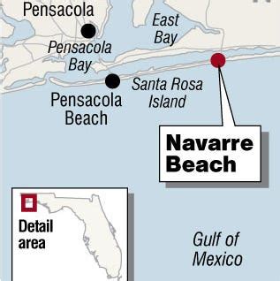 Navarre Beach Florida Map Free Printable Maps
