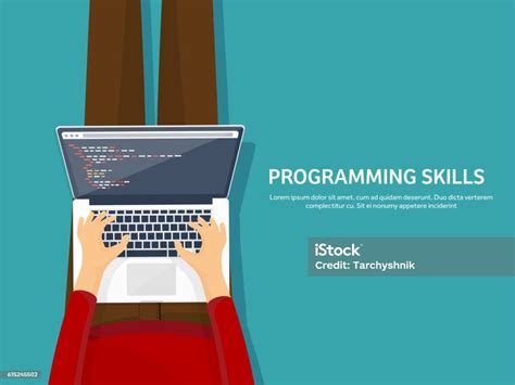 Ilustración De Programación La Codificación Fondo De Computación Plana Código Hardware Software