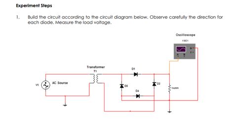 Solved Experiment Steps Build The Circuit According To Chegg