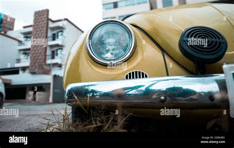 A Car Parked On A Grassy Roadside A Car Parked On A Grassy Roadside