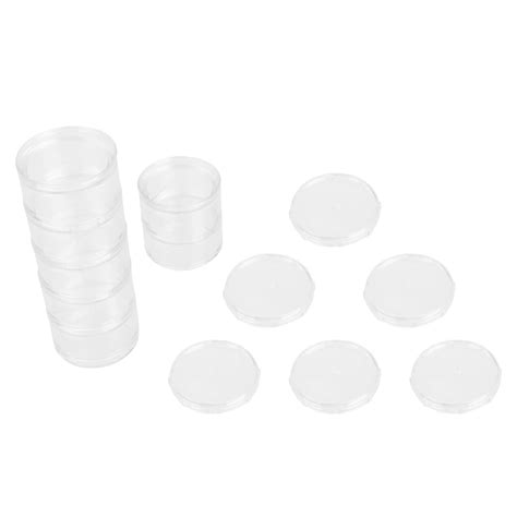 7 Days Clear Stackable Pill Box Portable Mini Sealed Pill Organizer