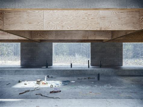 Wojr Designs House Of The Woodland With Huge Roof For Massachusetts