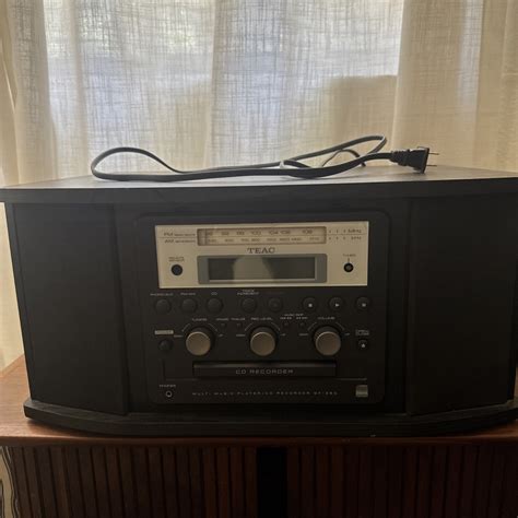 Teac Gf 350 Record Cd Burner Recorder Turntable Am Fm Remote Ebay