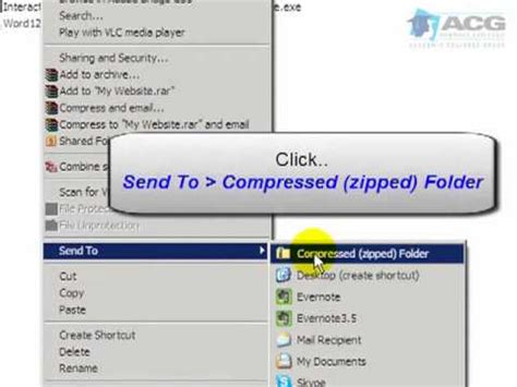 How To Zip A Root Folder Mp YouTube