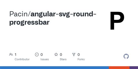 Github Pacinangular Svg Round Progressbar