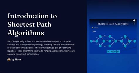 Introduction To Shortest Path Algorithms