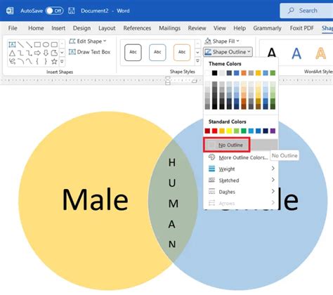 How To Create And Design Venn Diagrams In Microsoft Word Vegadocs