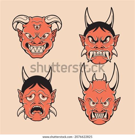 Conjunto De Vectores De Yokai Yokai Vector De Stock Libre De Regalías