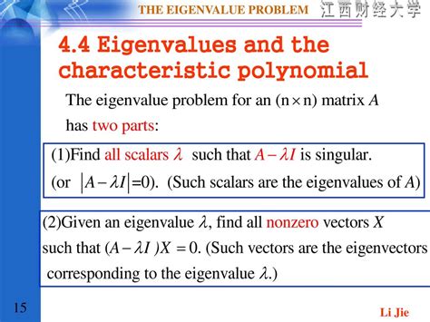 4 the eigenvalue problem ppt download