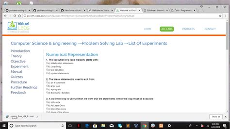 problem solving lab numerical representation quizzes · issue 436