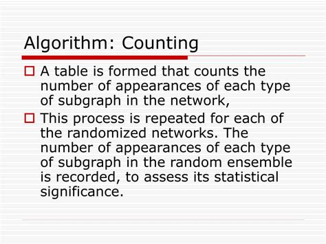 Ppt Network Motifs Simple Building Blocks Of Complex Network