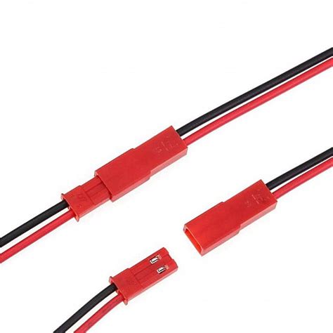 10cm 2pin Jst Male Female Plug Connector Plug