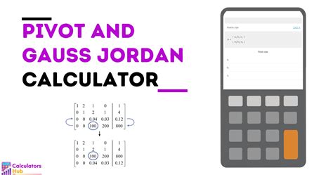 Pivot And Gauss Jordan Calculator Online