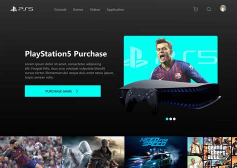 PS5 Interface On Behance