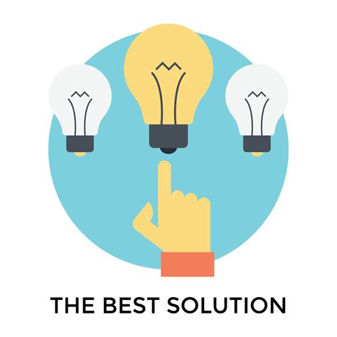 the best solution 15399147 vector art at vecteezy