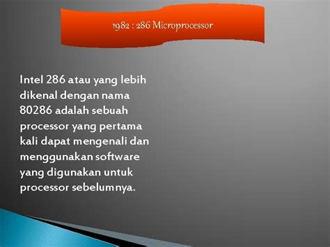 Perkembangan Mikro Processor Dari Awal Hingga Saat Ini