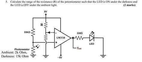Calculate The Range Of The Resistance R Of The Chegg