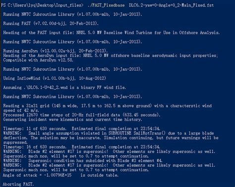 Fast Errors For Extreme Load Cases Computer Aided Engineering Software Tools Nrel Forum