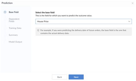Add A Prediction Field To A Form Zoho Creator Help