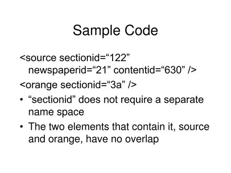 Ppt Using Namespaces In Xml Powerpoint Presentation Free Download