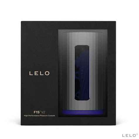 Lelo F1s V2 Masturbator Sdk Technology Gunmetal And Blue Midnight Adult Sex Toys Intimate