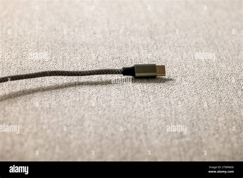 Macro Photo Of A Usb C Cable Stock Photo Alamy