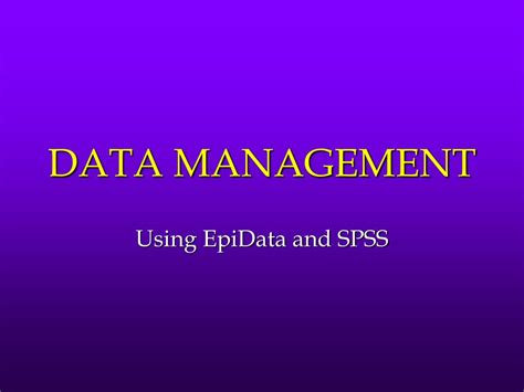 Ppt Data Management Powerpoint Presentation Free Download Id246061