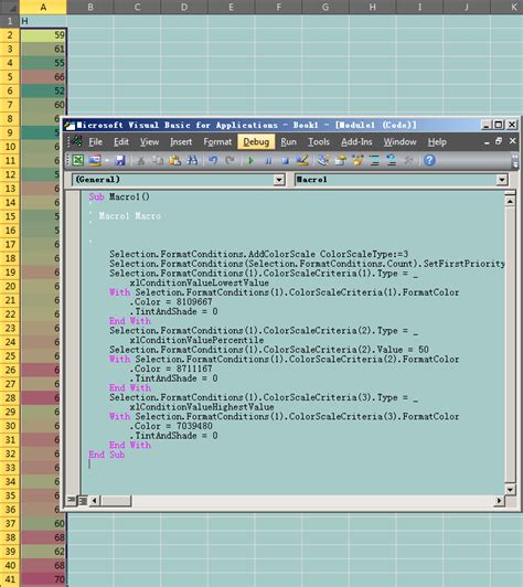 Solved How To Use Jsl To Color Local Cells By Value Jmp User Community