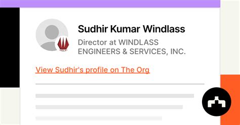 Sudhir Kumar Windlass Director At Windlass Engineers And Services Inc