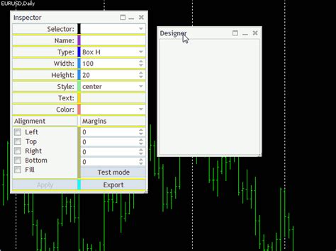 Mql 作为 Mql 程序图形界面的标记工具（第三部）。 窗体设计师 Mql5文章