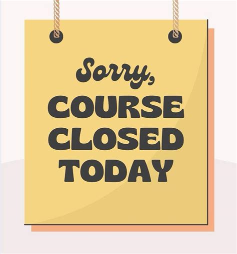 The Course Is Closed Today Crossing Creeks Country Club Facebook