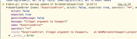 assertion error on screen grid data update · issue 1302 · visgl deck