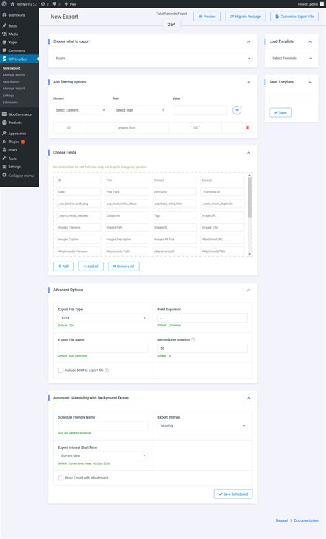 Wp Import Export Lite Wordpress Plugin