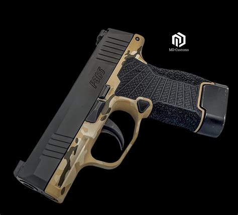 P365 With Md Customs Hybrid Meshburst And Some Nice Camo Cerakote By Fdezwerx R Sigsauer