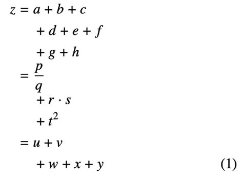 Equations How To Ensure That A Multi Line Ieeeeqnarray Environment Will Not Be Page Broken